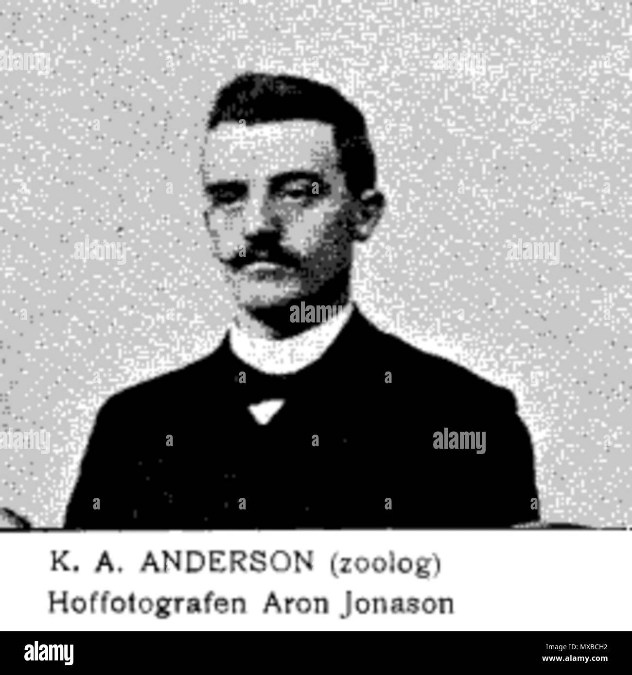 . English: Karl Andreas Andersson, 1875-1968, Swedish zoologist and ...