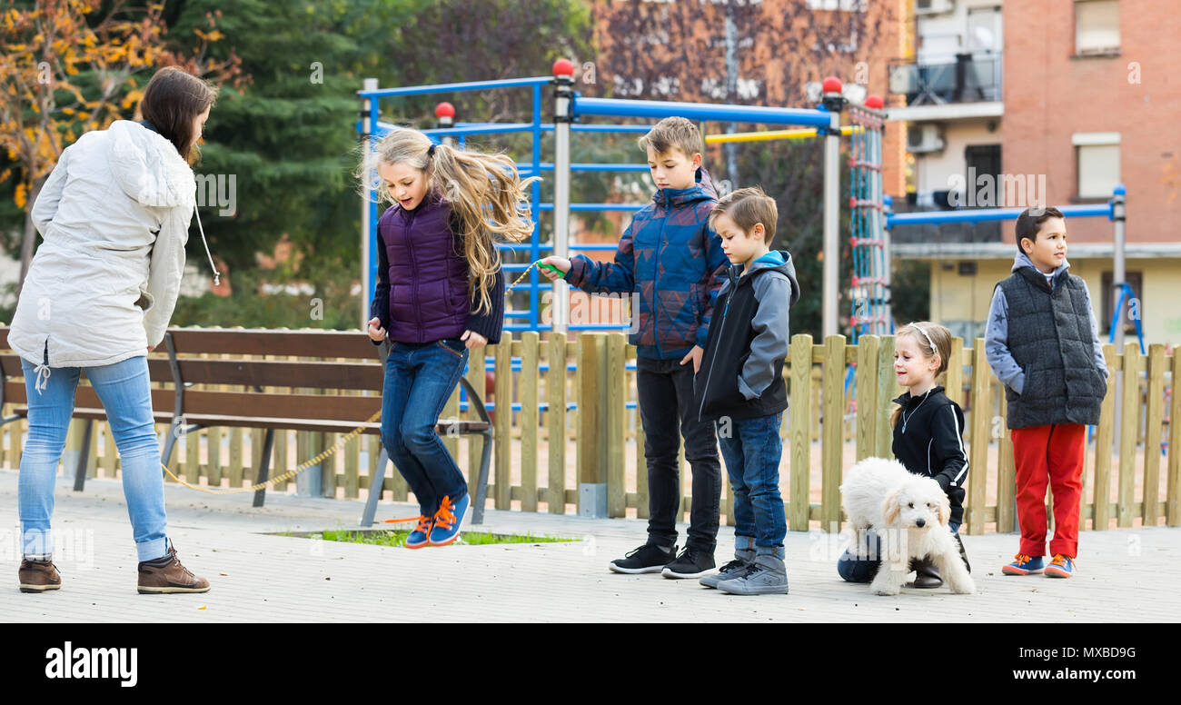 Russian Children Playing
