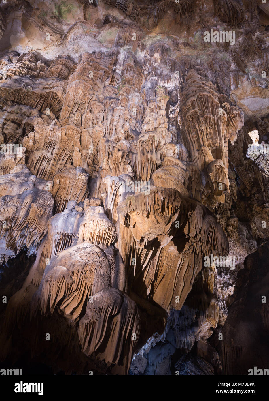 Image of dark cave of Demons in Southern France outdoors Stock Photo ...