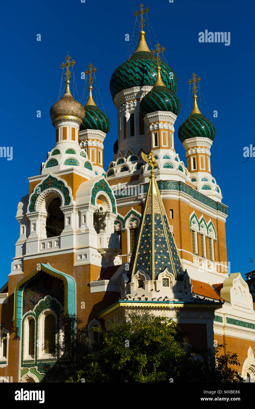 St nicolas orthodox cathedral nice hi-res stock photography and images ...