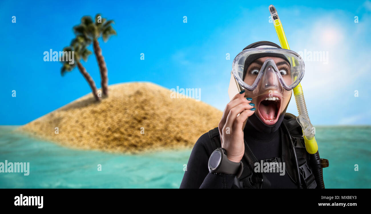 Scuba diver frogman hi-res stock photography and images - Alamy
