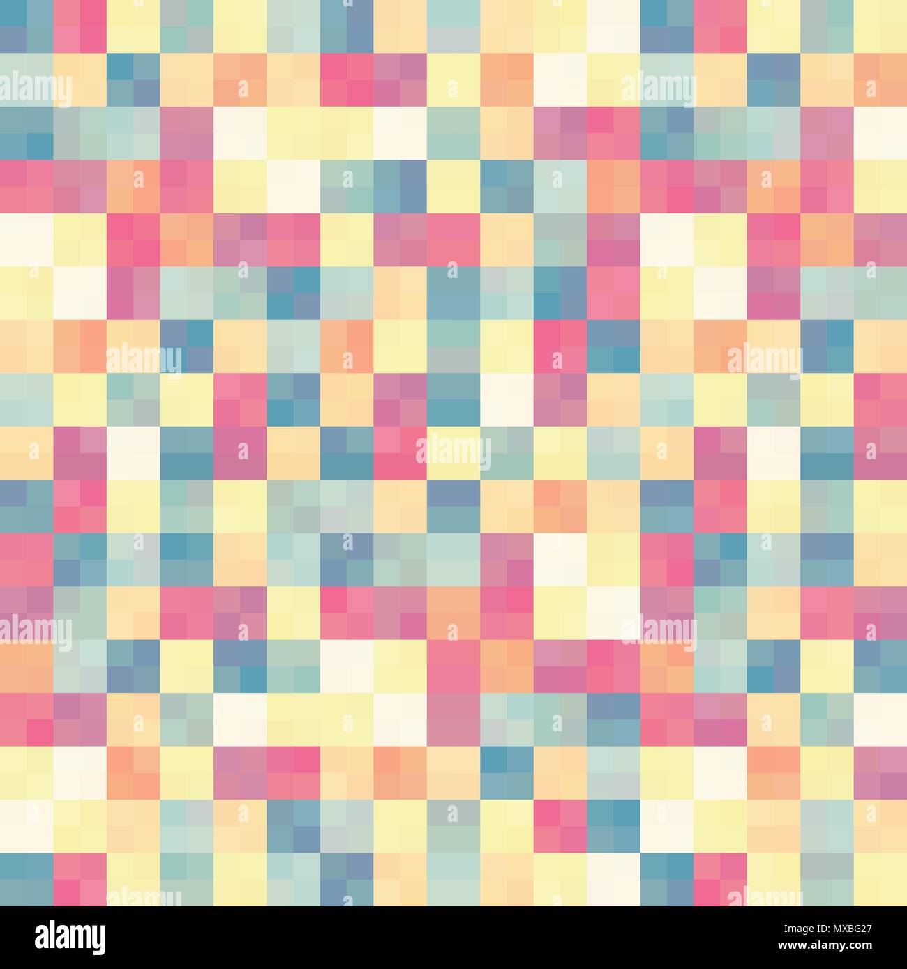 Abstract colorful in square box pattern background, illustration vector ...