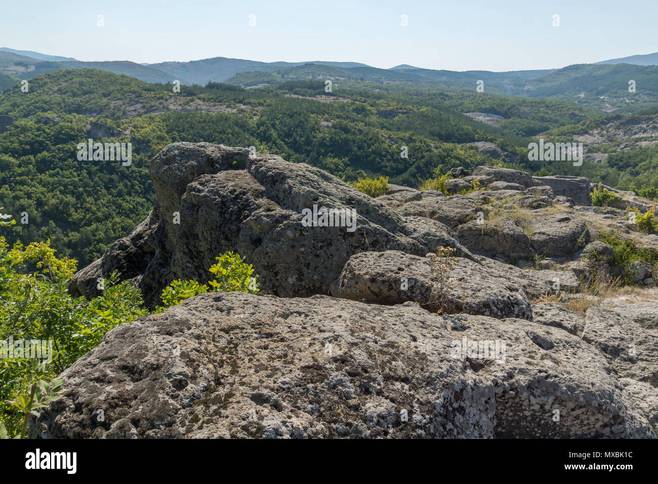 Panoramic view of Antique Thracian sanctuary Tatul, Kardzhali Region ...