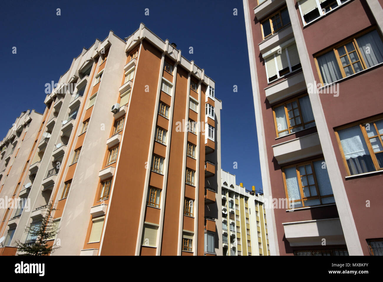 New Apartment Block Stock Photo - Alamy