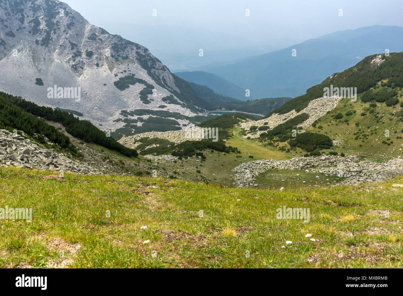 Amazing View of Sinanitsa lake, Pirin Mountain, Bulgaria Stock Photo ...