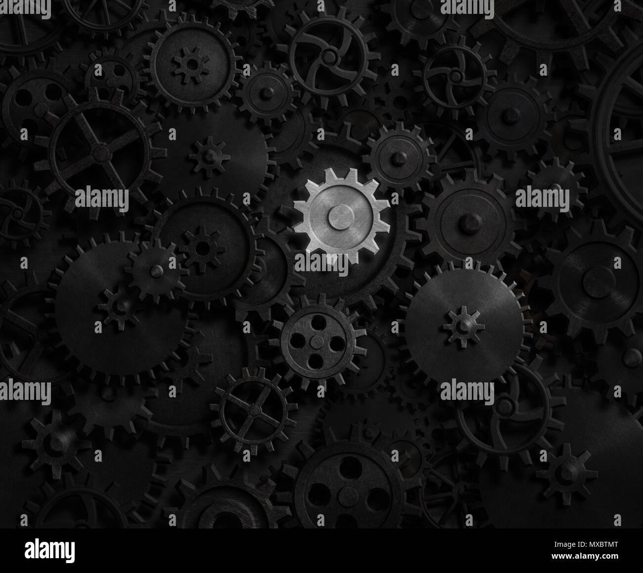Gears team teamwork cogs cog hi-res stock photography and images - Alamy