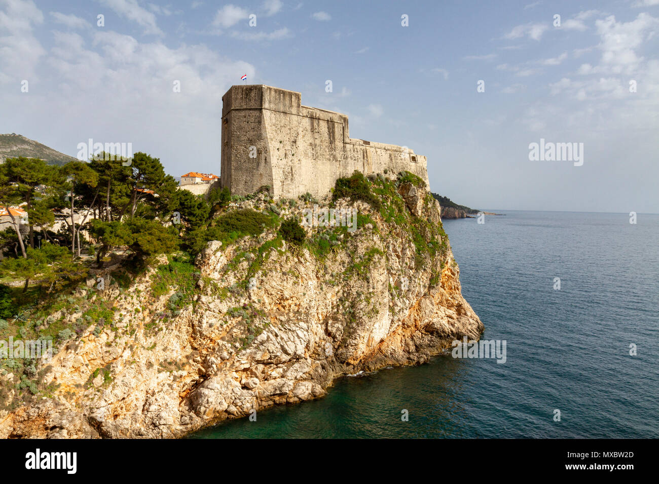 Fort Lovrijenac, Dubrovnik, Croatia Stock Photo - Alamy