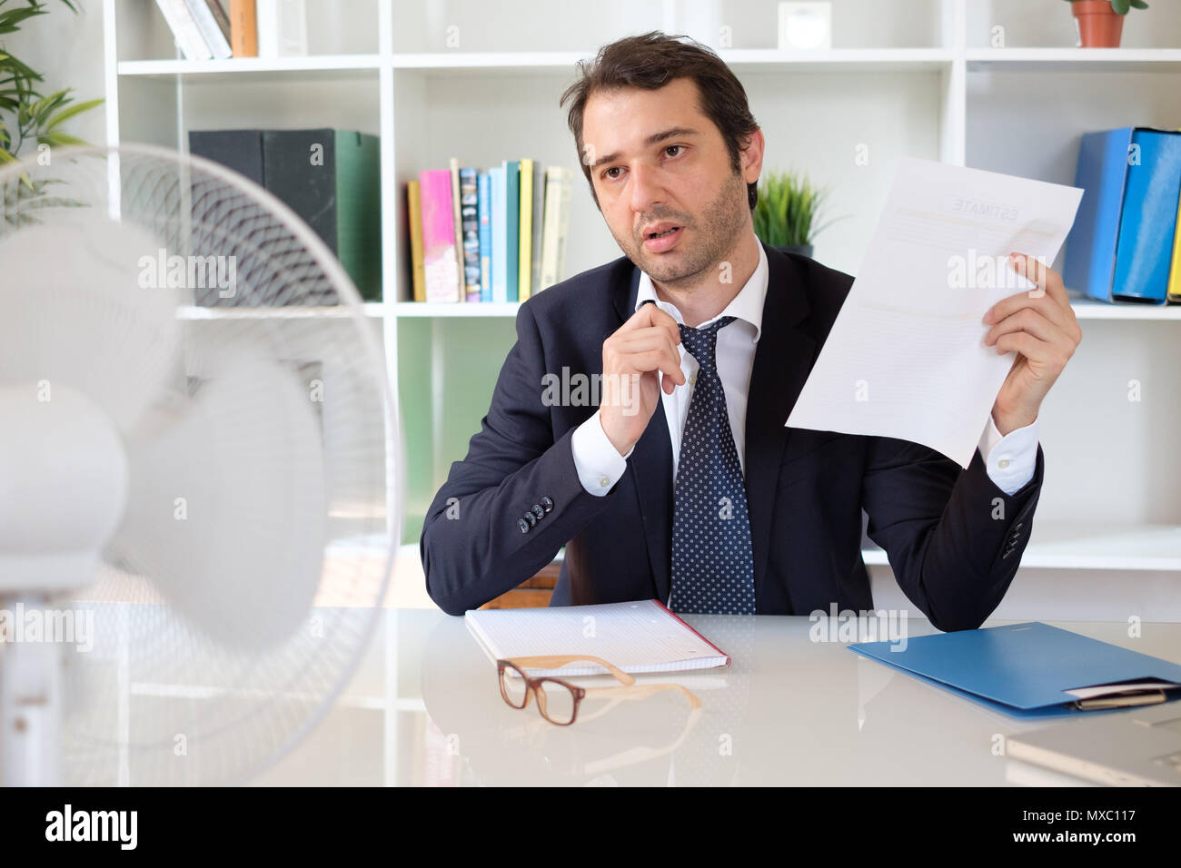 Hot summer work desk hi-res stock photography and images - Alamy
