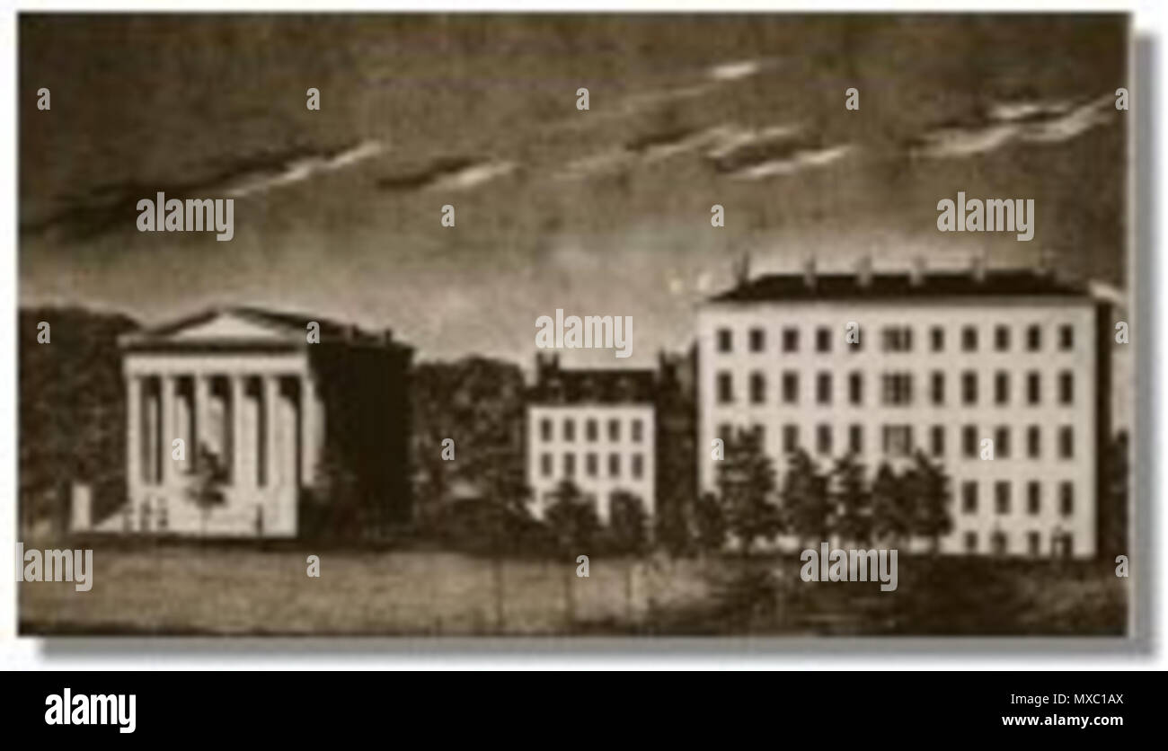 . English: Sketch of Lane Theological Seminary (Cincinnati, OH) as it ...