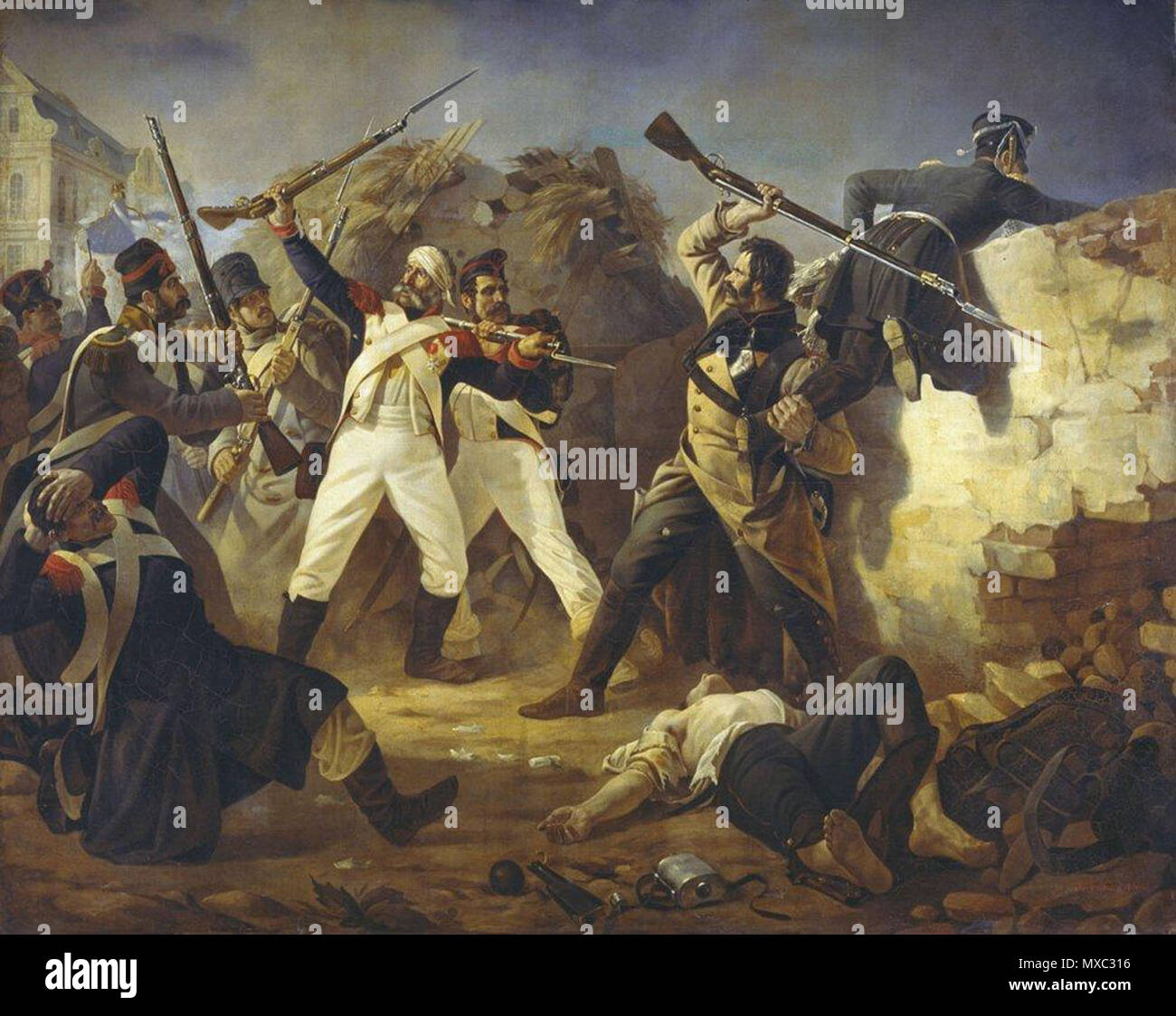 . Feat of the grenadier of leib-guards Finnish regiment Leontiy ...