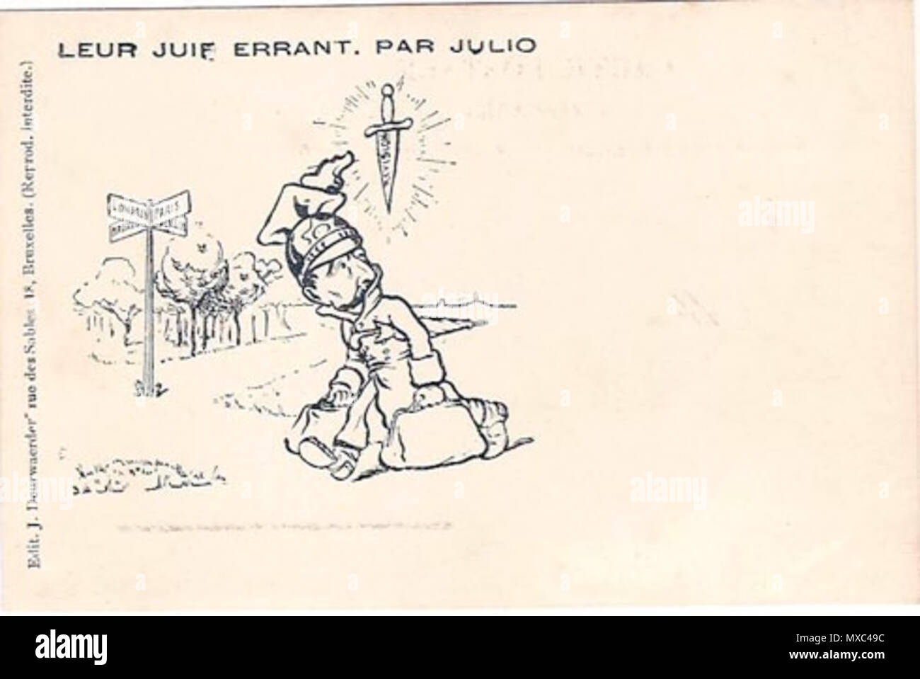 370 Leur Juif errant - Julio - La Réforme - 1898 Stock Photo - Alamy