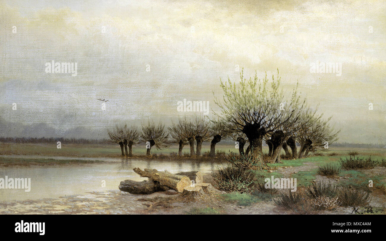 . English: Spring by Lev Kamenev. Русский: «Весна» Льва Каменева ...