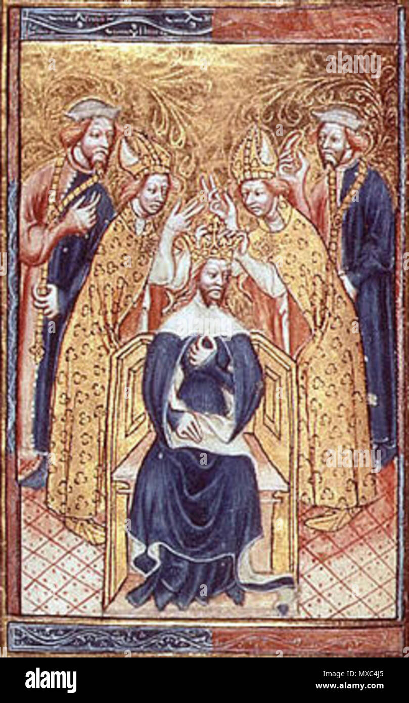 . English: Liber regalis . 14th century. Anonymous 371 Liber1 Stock ...