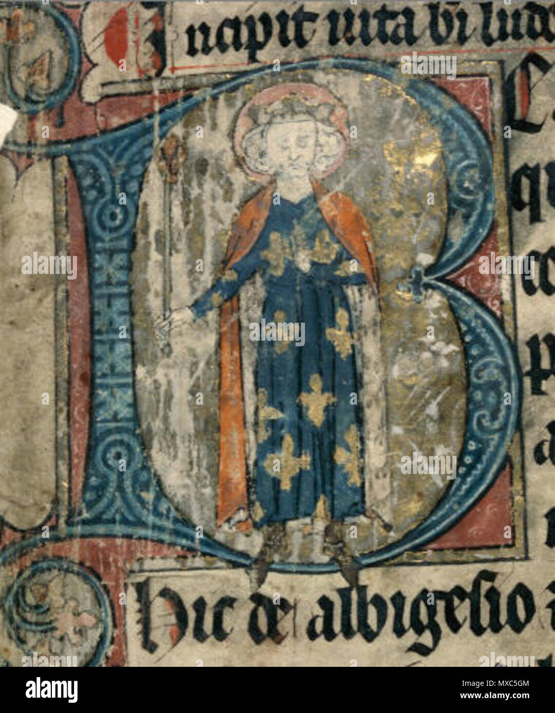 . Čeština: svatý Ludvík . 13.-14. stoleti. Anonymous 381 Ludvik svaty ...