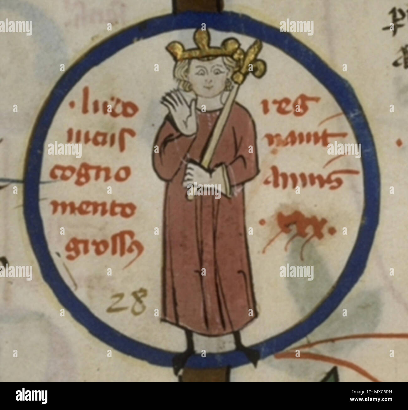 . English: Louis VI of France . 14th century. Anonymous 381 Ludvik6 ...