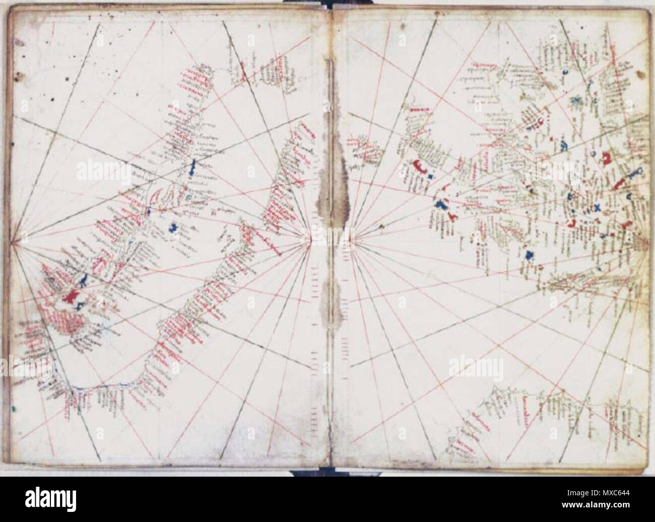 . English: The fifth and sixth sheets of the eight-sheet Tammar Luxoro ...