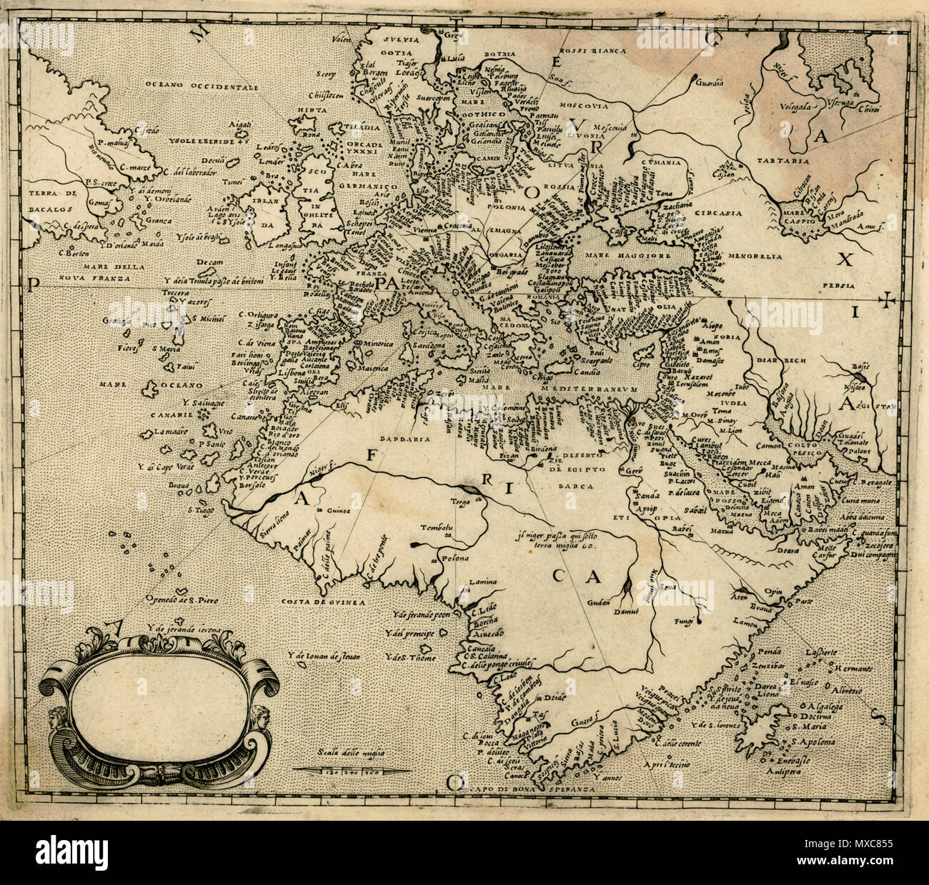 Map europe 16th century hi-res stock photography and images - Alamy