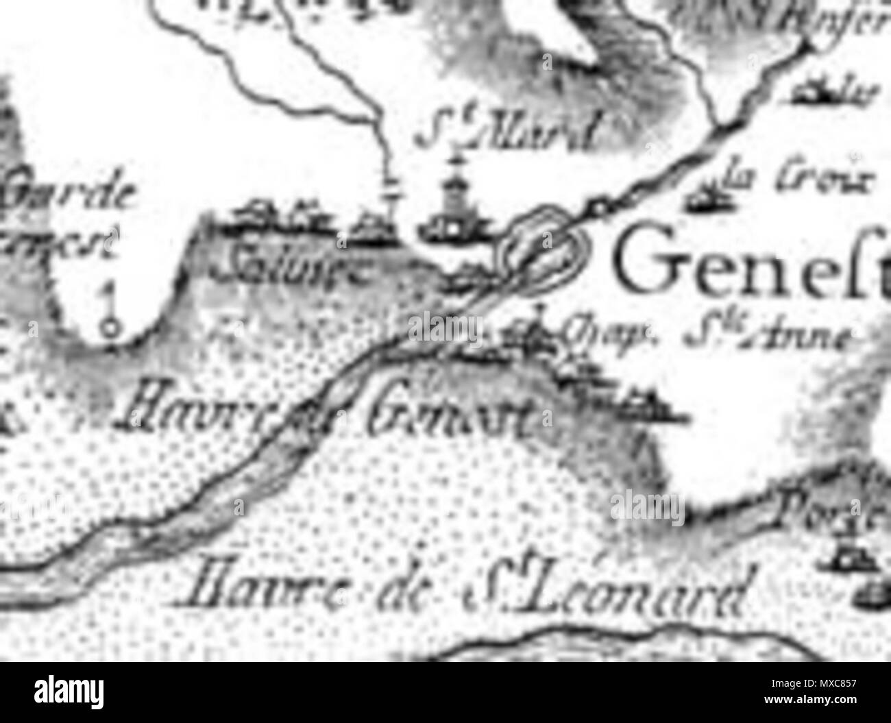 Genoa map Black and White Stock Photos & Images - Alamy