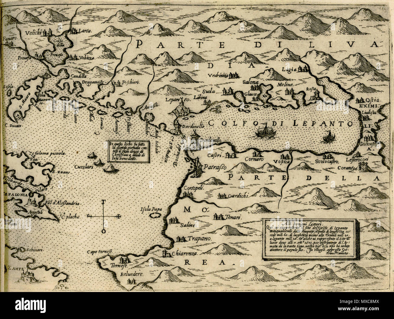 Map of patras hi-res stock photography and images - Alamy