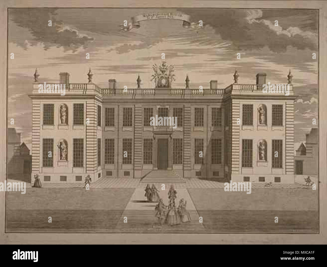 . illustration of Marlborough House . circa 1750. John Bowles 400 ...