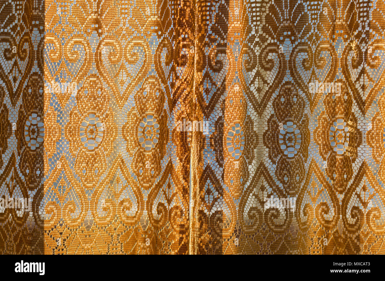 Window with curtains in the evening light abstract background Stock ...