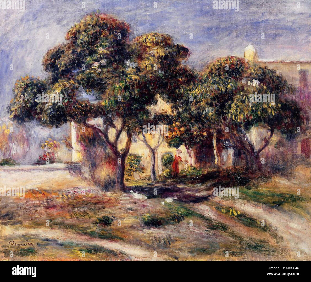 . English: Medlar Trees, Cagnes . 1908 410 Medlar Trees, Cagnes Stock ...