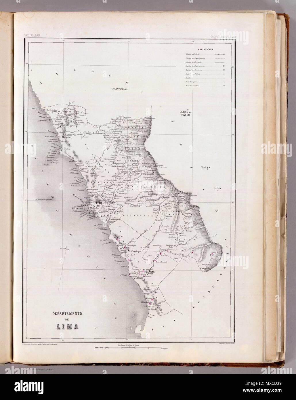 Mapa de lima hi-res stock photography and images - Alamy