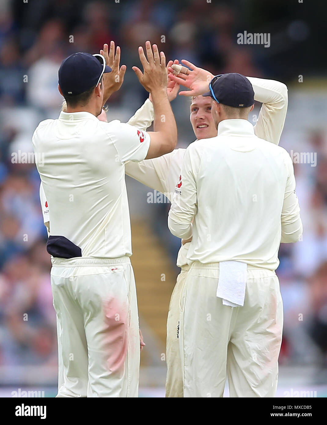 Wicket of pakistans usman salahuddin hi-res stock photography and ...