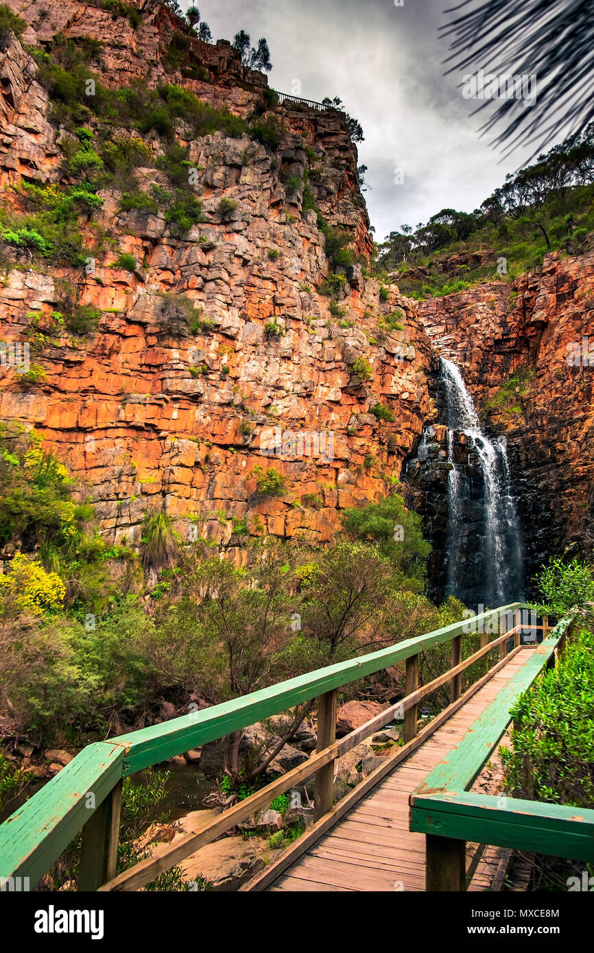 Morialta waterfall in South Australia Stock Photo - Alamy
