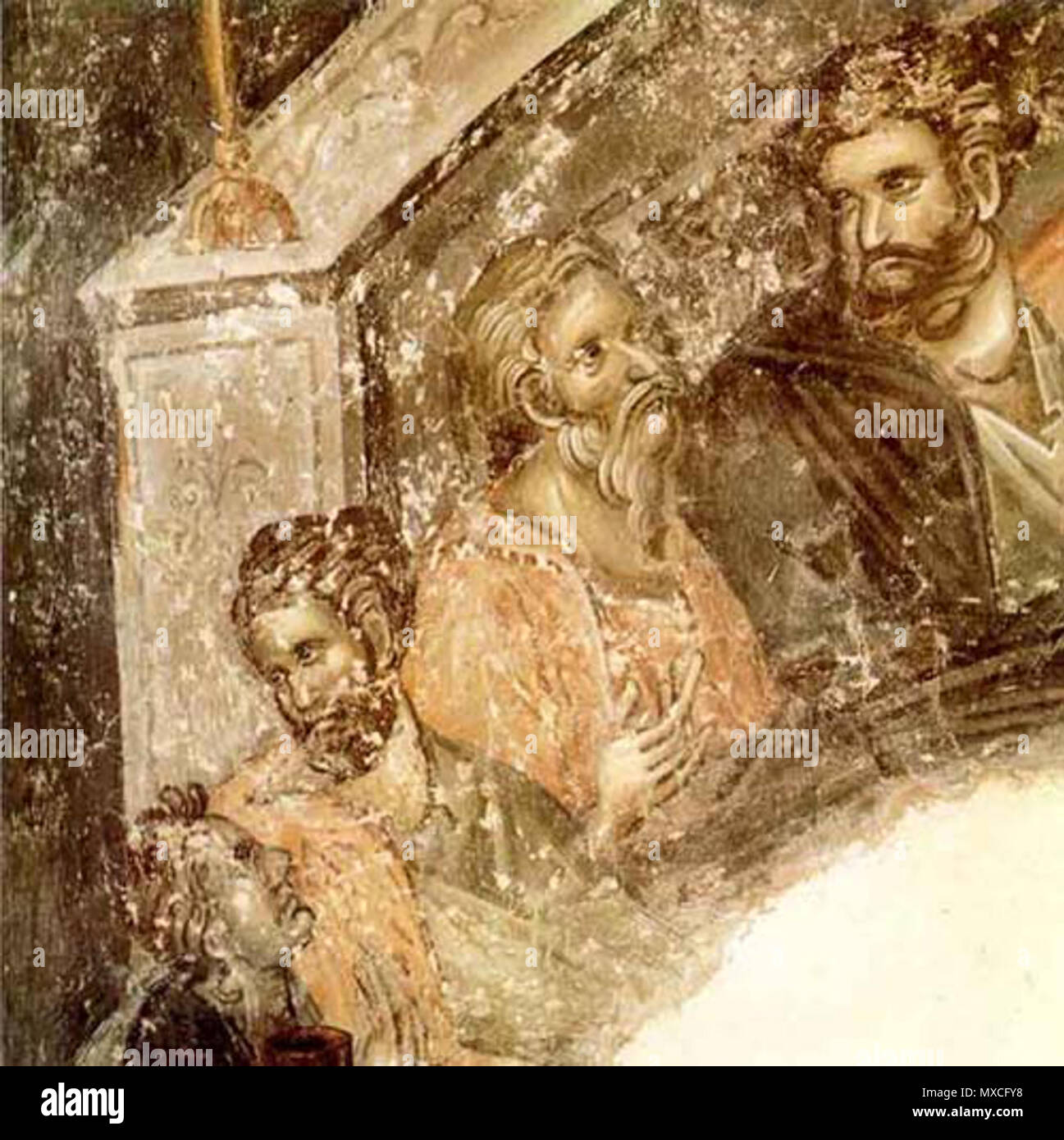 . Apostles, detail of a fresco, Bogorodica Ljeviška (Our Lady of ...