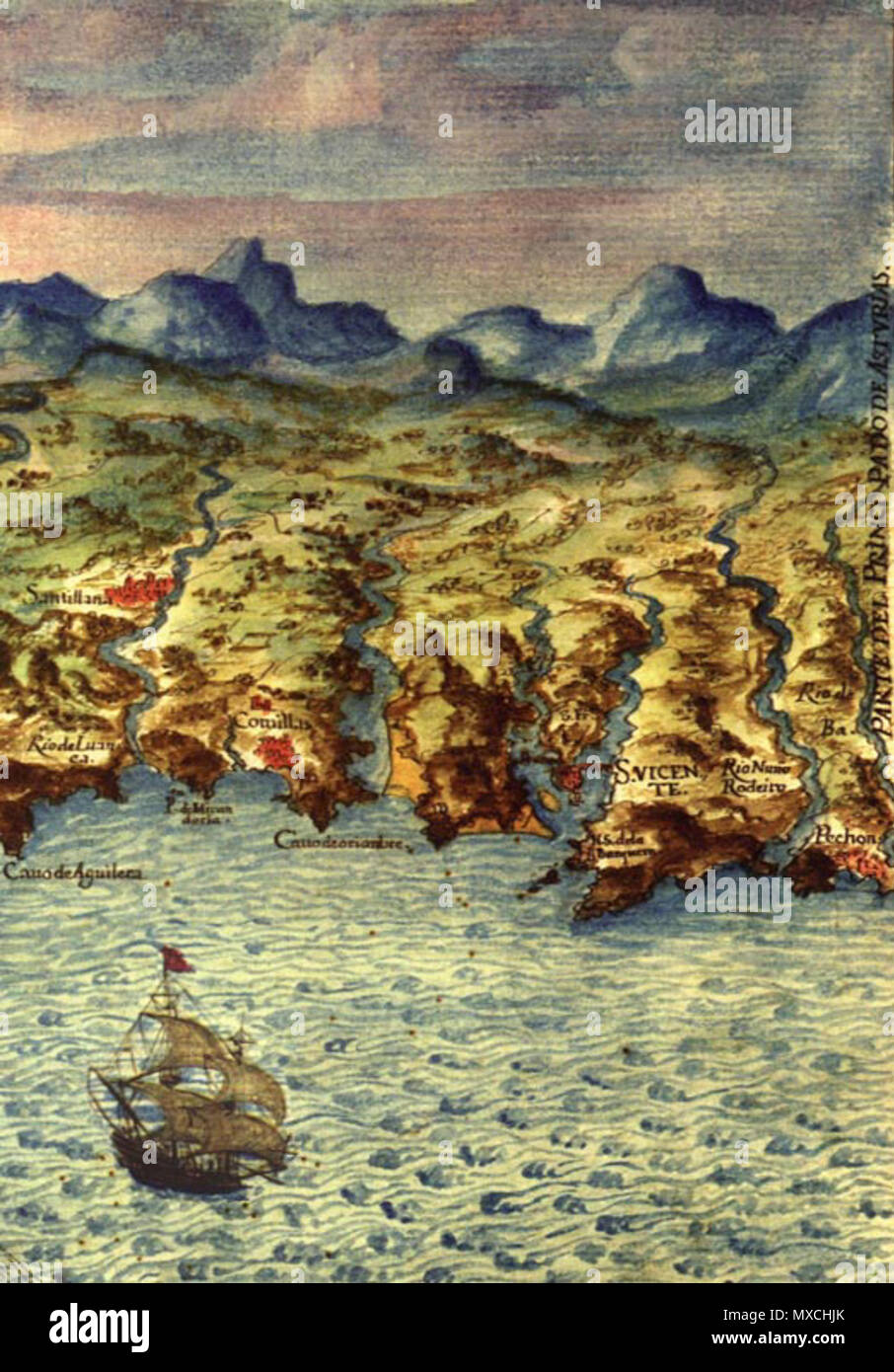 . Español: Mapa de la costa de Comillas del año 1630 . 28 May 2008 ...