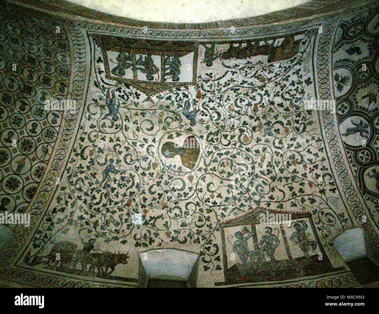 . Mausoleo di santa costanza, mosaici . 4th century. beginning of IV ...