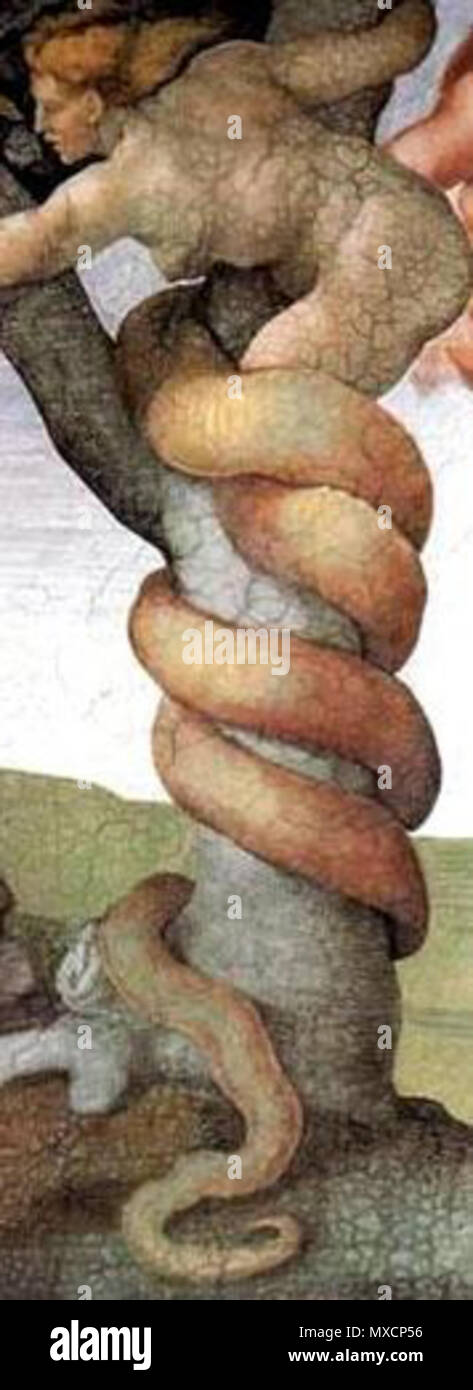 Michelangelo adam and eve hi-res stock photography and images - Alamy