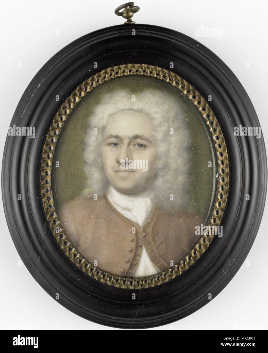 . English: Miniature portrait of Herman Wolters (1682-1756), made by ...