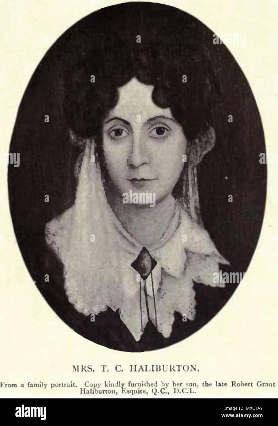. English: Mrs Louisa Haliburton wife of Thomas Chandler Haliburton . 9 ...