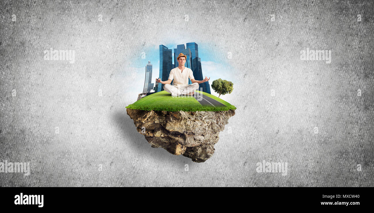 Handsome man keeping balance hi-res stock photography and images - Alamy