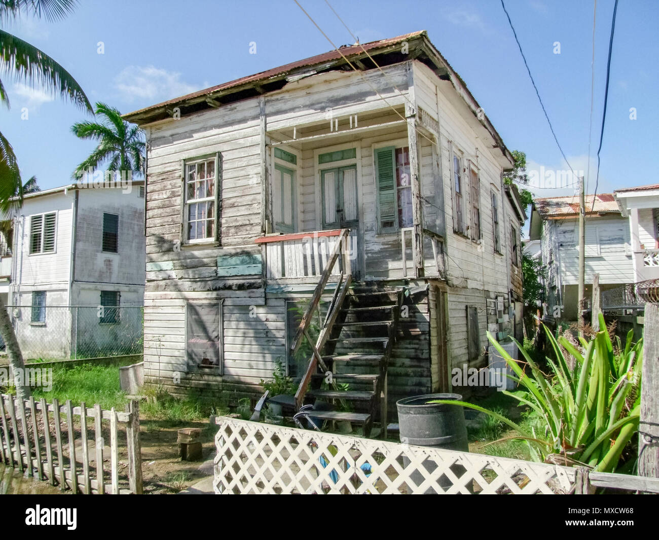 Rundown House In City