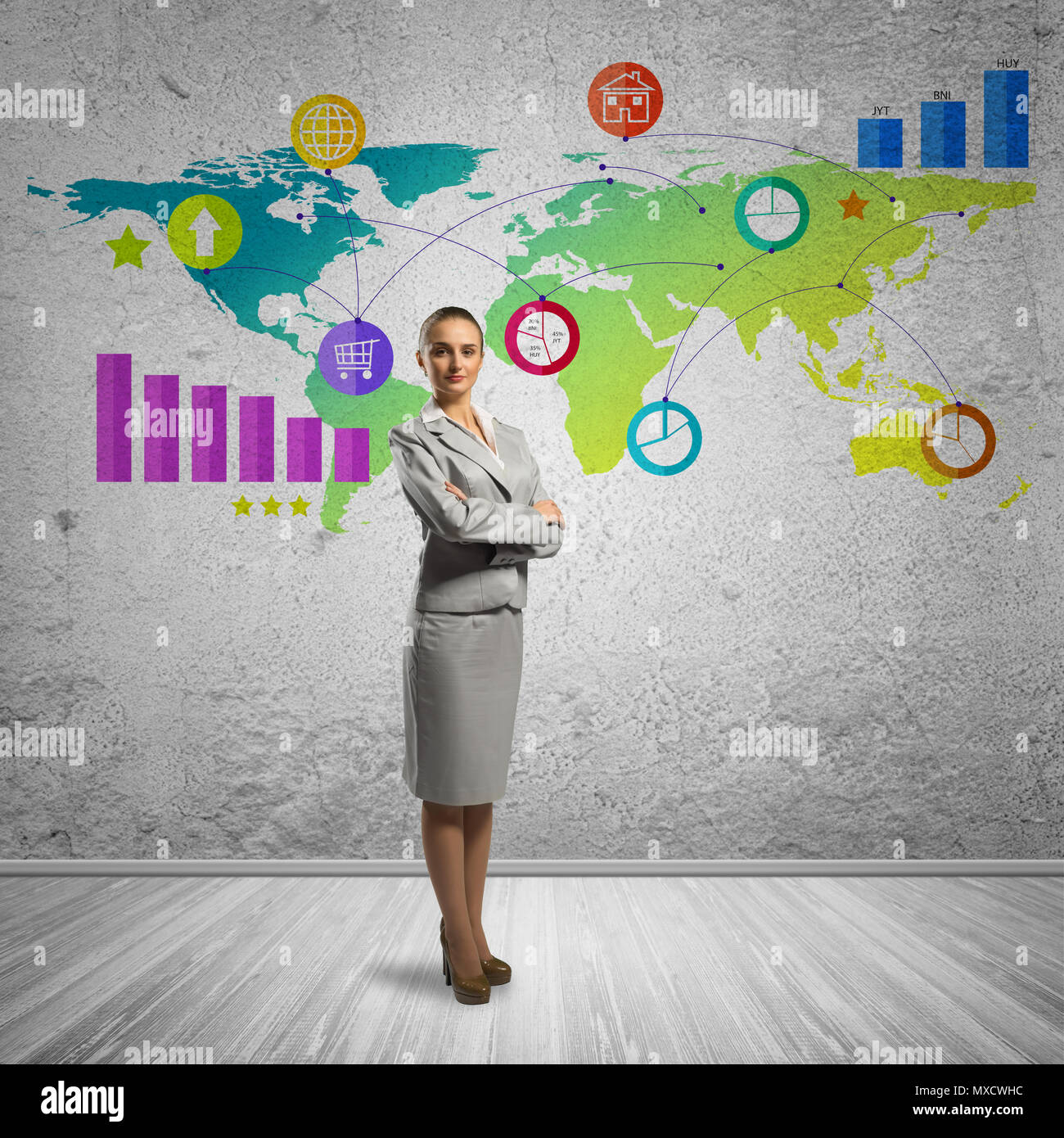 Global user interface hi-res stock photography and images - Alamy