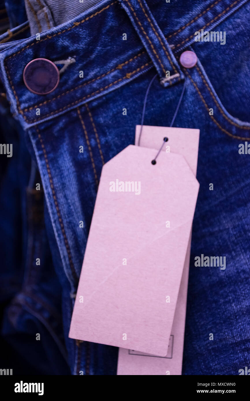 Price tag close up clothes hi-res stock photography and images - Alamy