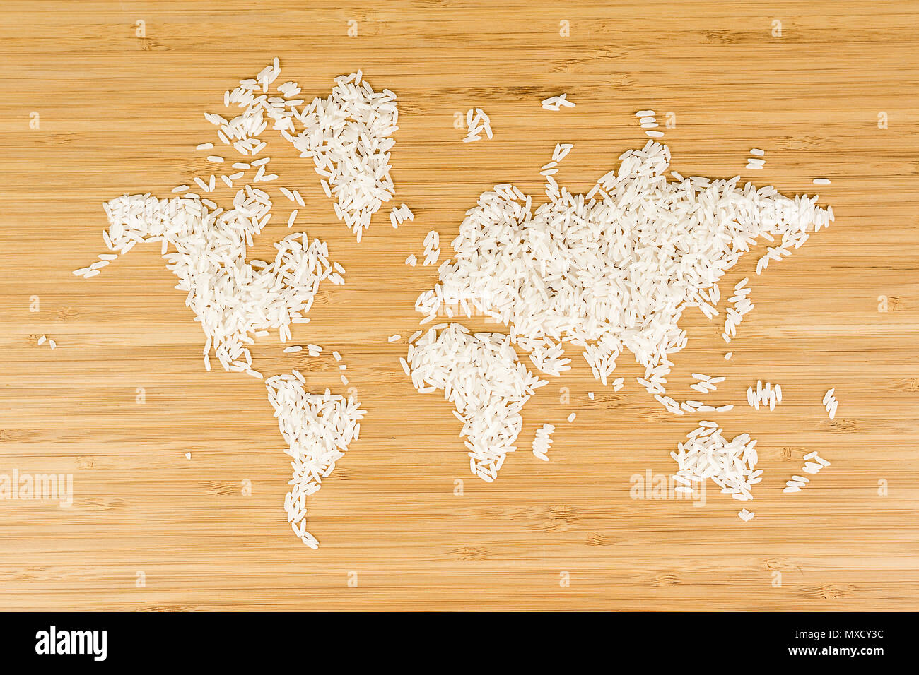 Map of rice hi-res stock photography and images - Alamy