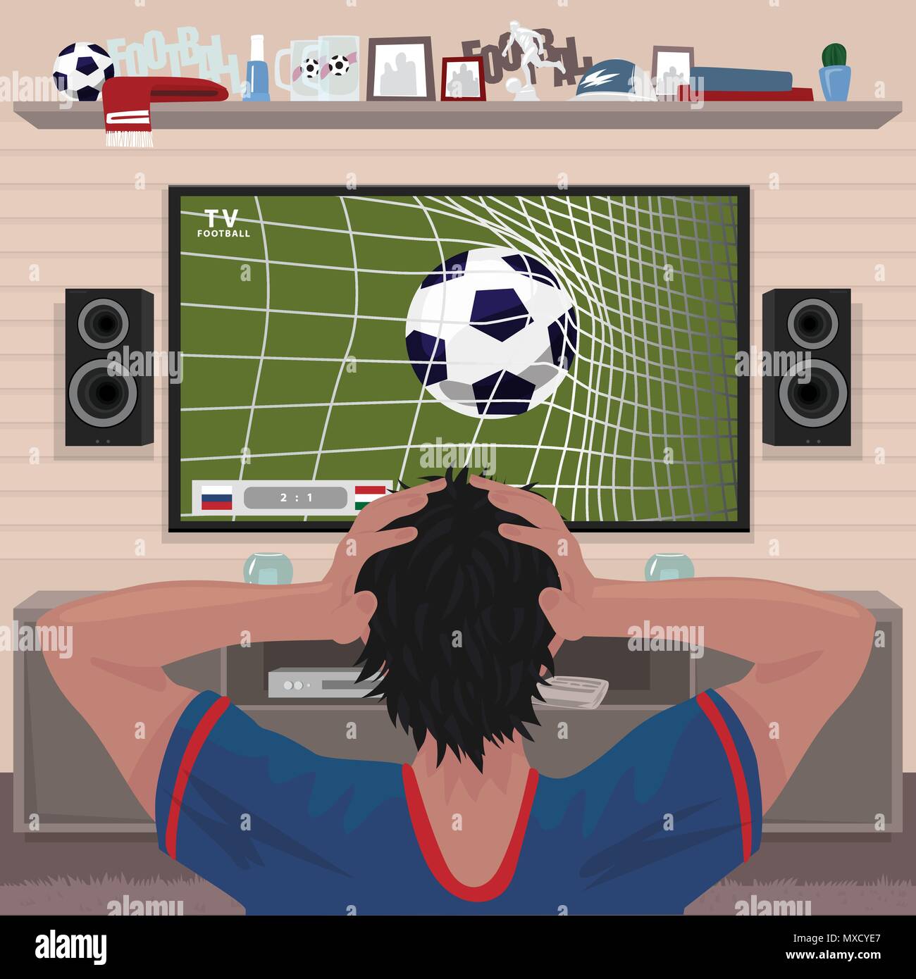 Despair football Stock Vector Images - Alamy