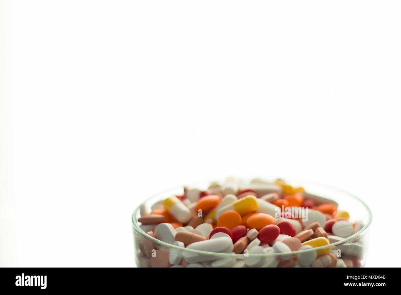 colored drugs in glass Stock Photo - Alamy