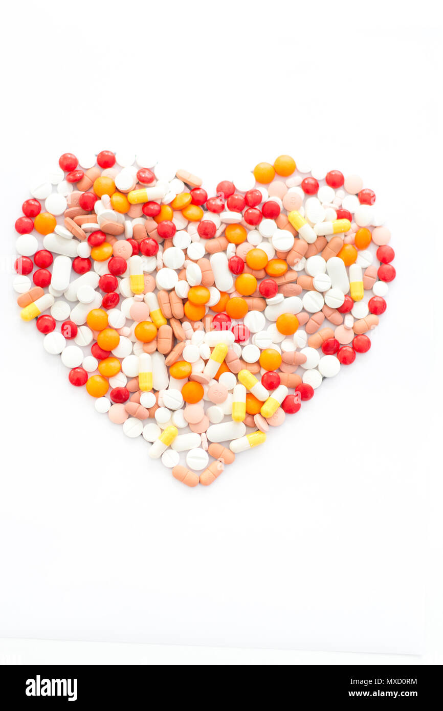 heart shaped drugs Stock Photo - Alamy