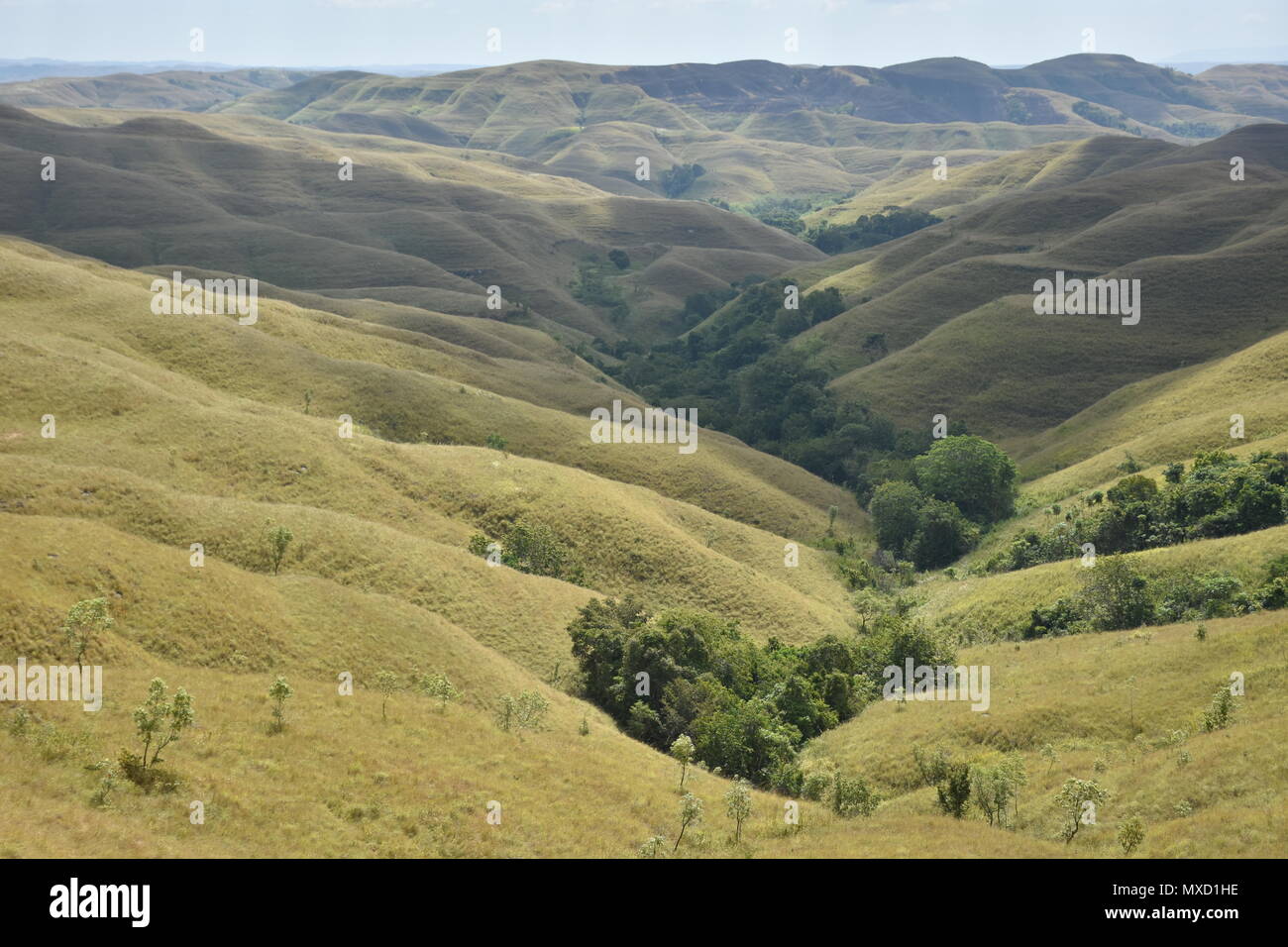 Scenery of Warinding Hills, in East Sumba Stock Photo - Alamy
