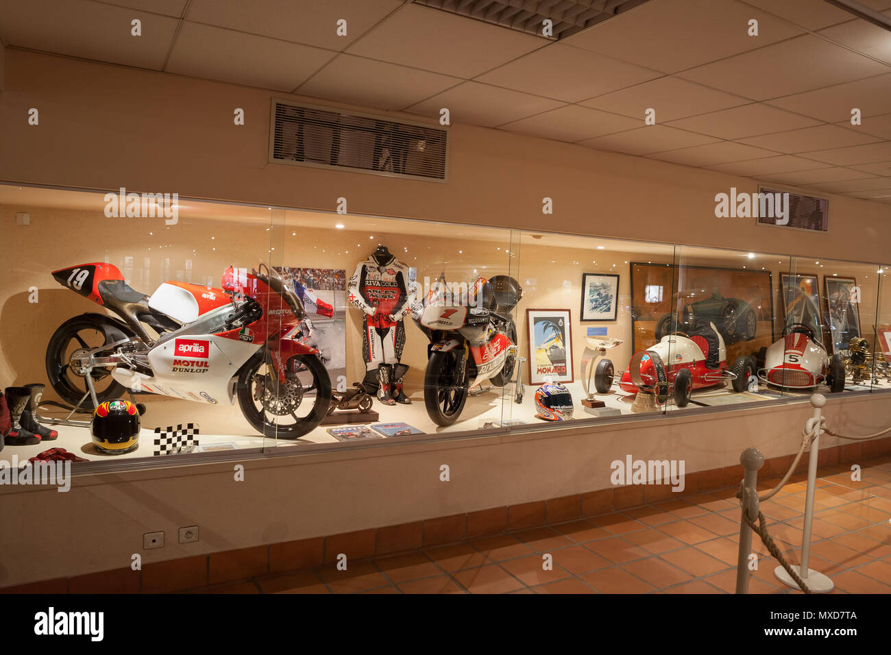 Display in Monaco Top Cars Collection automobile museum, Exhibition of ...