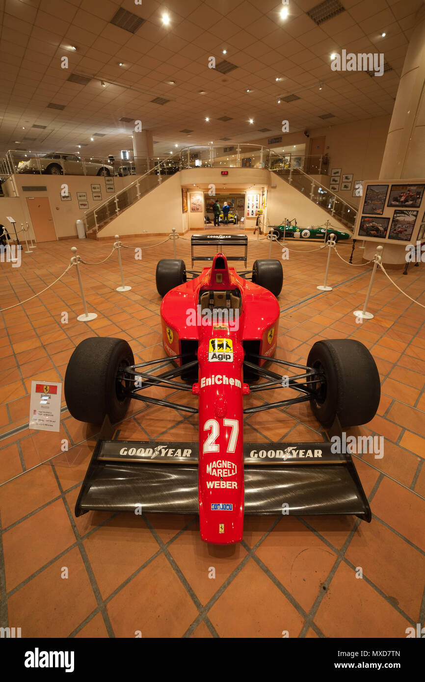 Monaco Top Cars Collection automobile museum, Scuderia Ferrari 640 ...