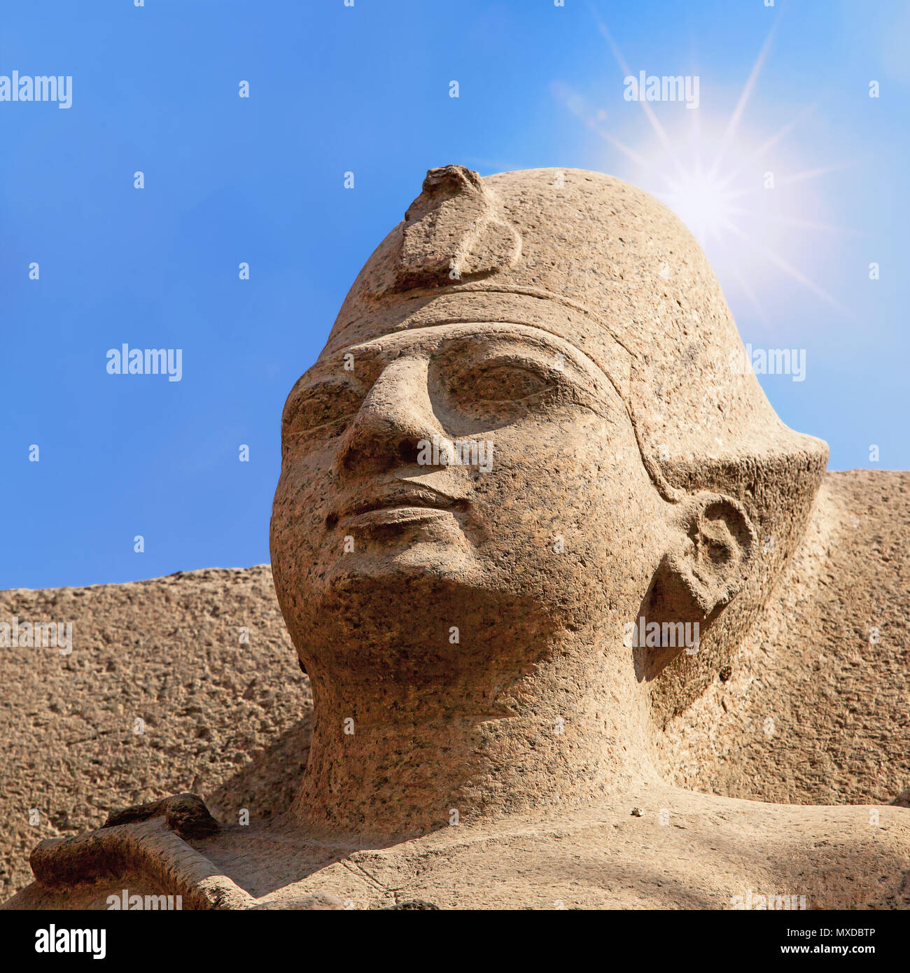 Egypt sun flare hi-res stock photography and images - Alamy