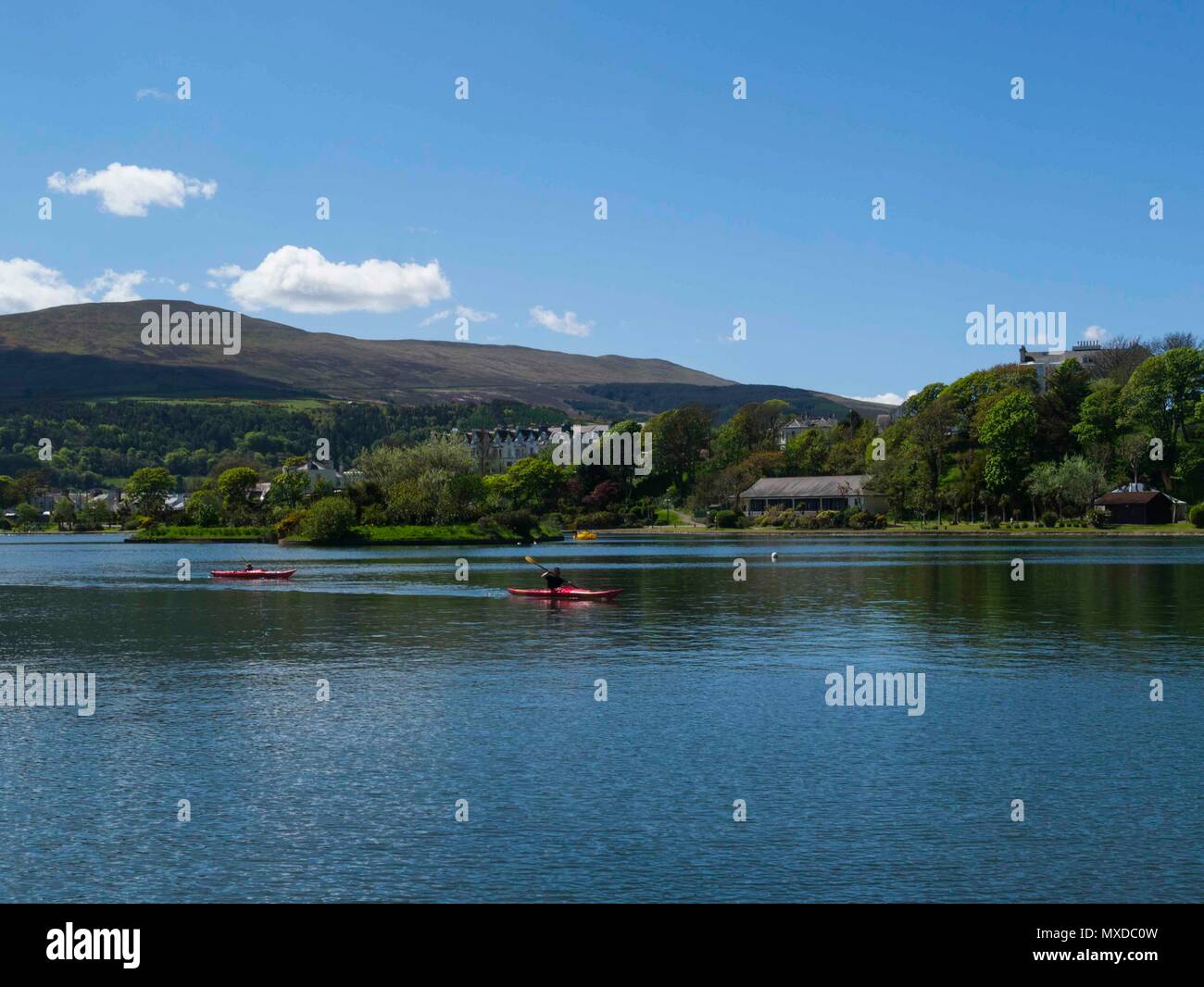 View across mooragh park hi-res stock photography and images - Alamy