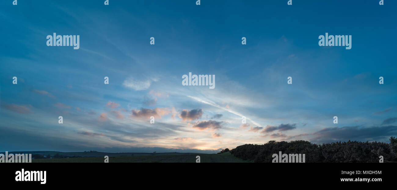 Panoramic Sky & Clouds Stock Photo - Alamy