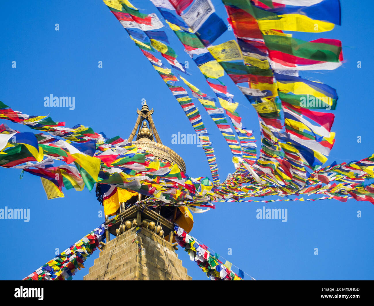 Buddhist Temple In Kathmandu Nepal Stock Photos & Buddhist Temple In ...